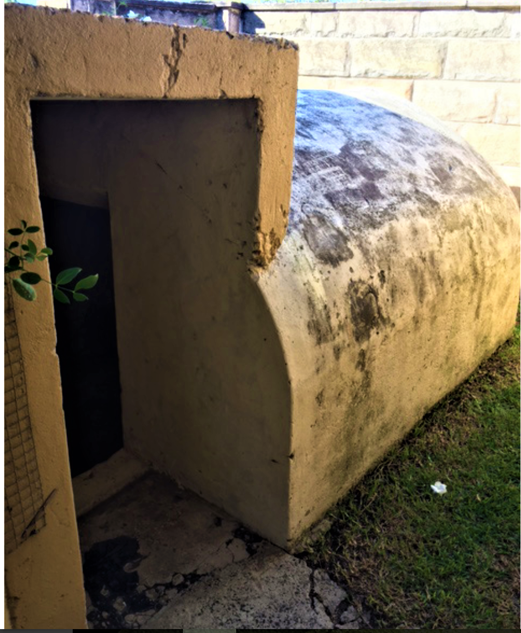 WWII air-raid shelters in the Harbour City